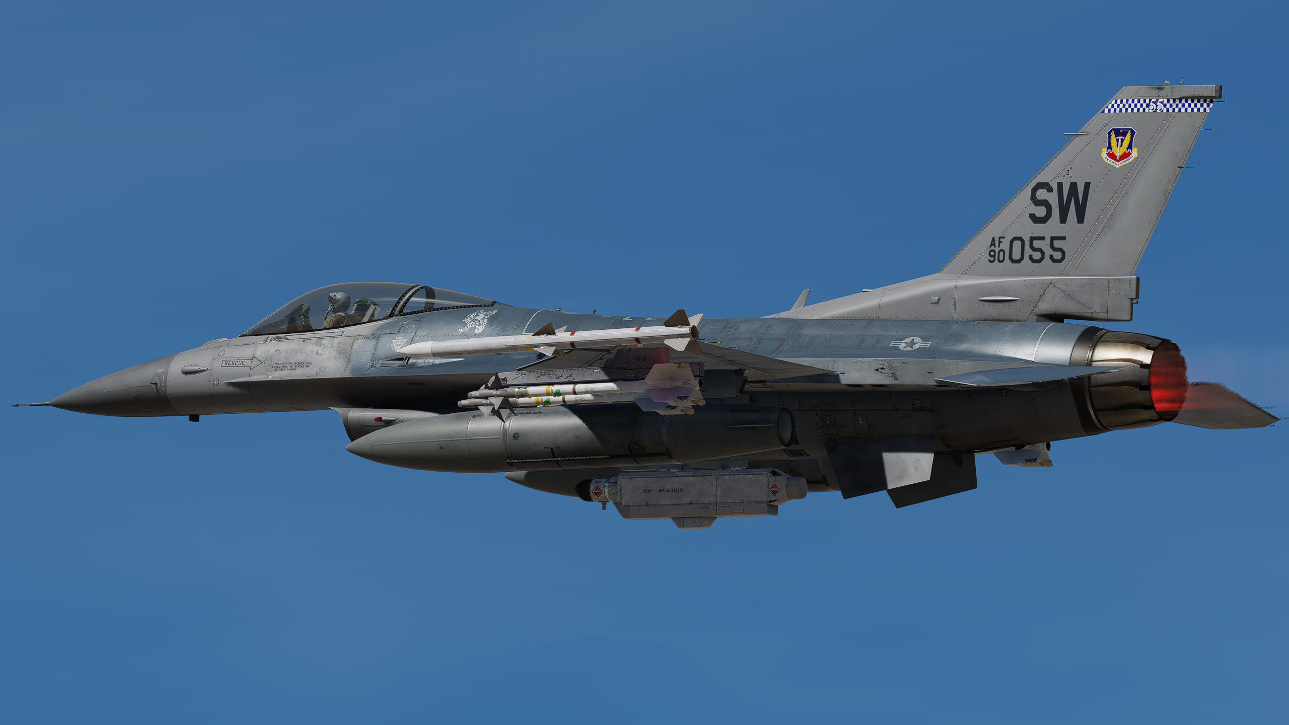 F-16C 55th Fighter squadron